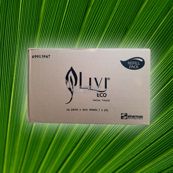 Tissue Murah Livi Eco Facial Tissue 24 Pack X 600 Sheet / Dus