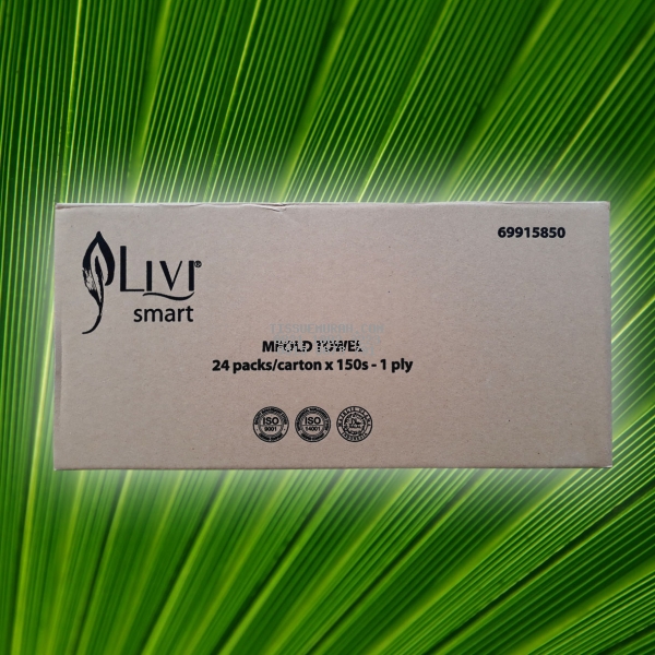 Tissue Murah Livi Evo Smart Multifold 24 Pack x 150 Sheet / Dus